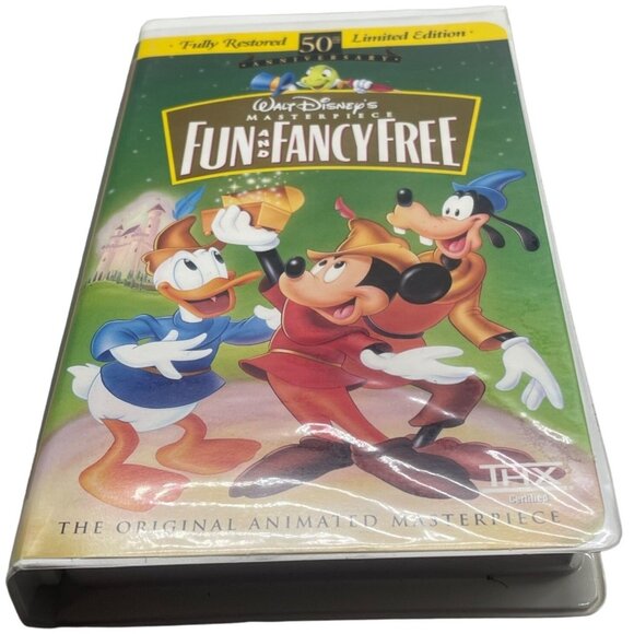 Disney | Media | Walt Disneys Fun Fancy Free Vhs Tape 5th Edition ...